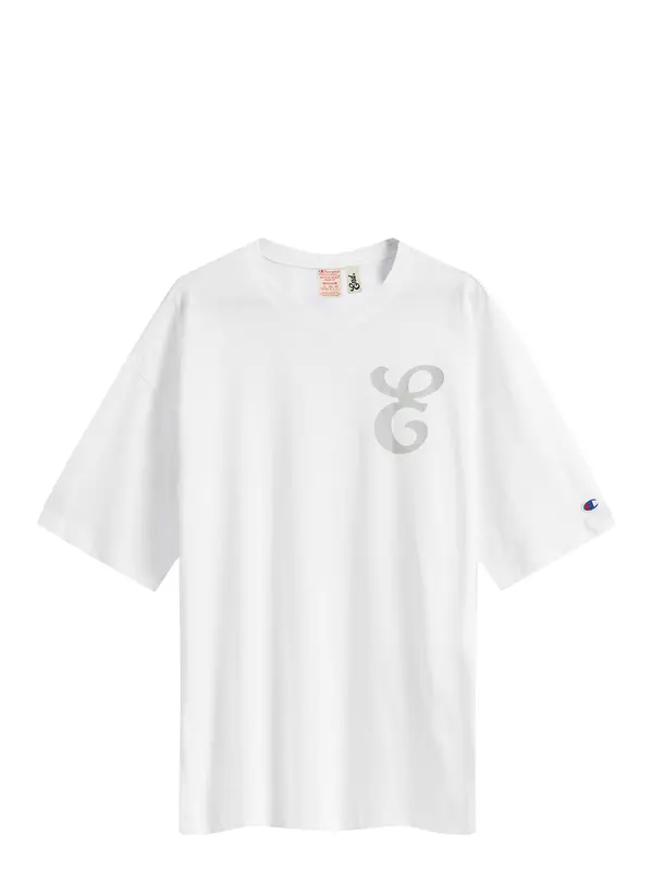 E BY END. Champion For T-shirt - White