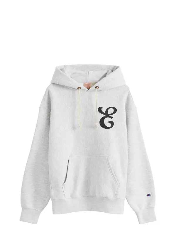 E BY END. Champion For Everyday Hoodie - Grey Marl