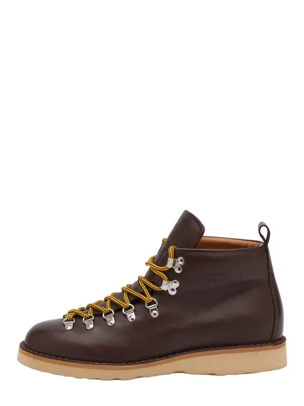 FRACAP M120 Scarponcino Boot With Vibram Sole - Dark Brown