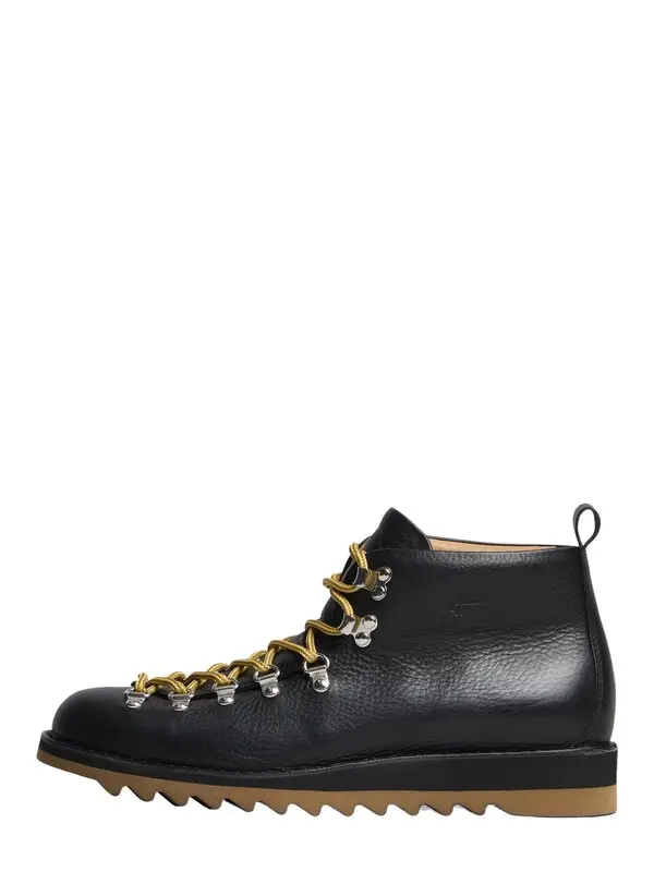 FRACAP M120 Ripple Sole Scarponcino Boots - Black