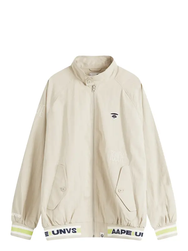 A BATHING APE Cotton Driving Jacket - Beige
