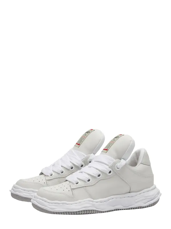 Mihara Yasuhiro Wayne Original Sole Low Leather Sneakers - White