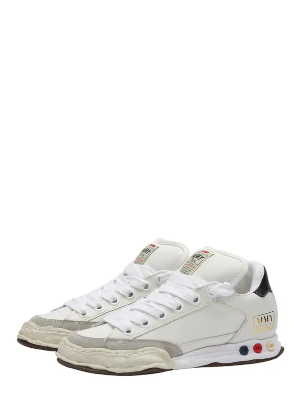 Mihara Yasuhiro Herbie Original Sole Low Leather Sneakers - White