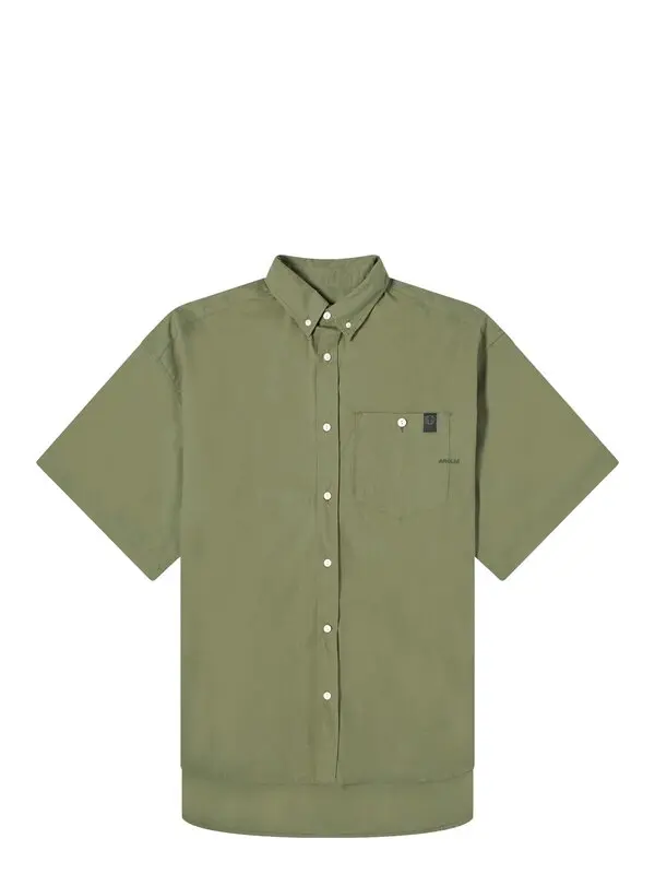 ANGLAN Elementary Pocket Big Shirt - Sage Green