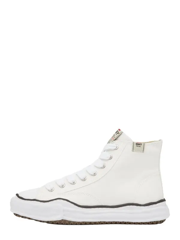 Mihara Yasuhiro Peterson Canvas Hi-top Sneakers - White