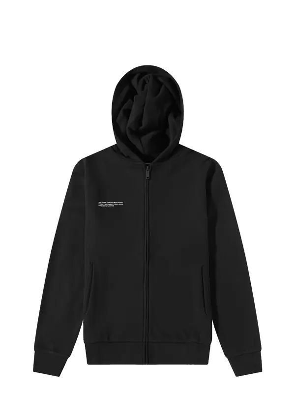 PANGAIA 365 Zipped Hoodie - Black