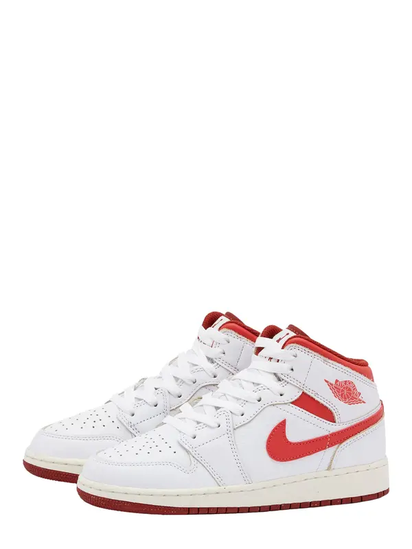 JORDAN 1 Mid Se Gs Sneakers - Lobster/dune Red/sail