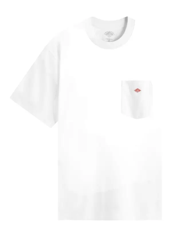 DANTON Pocket T-shirt - White