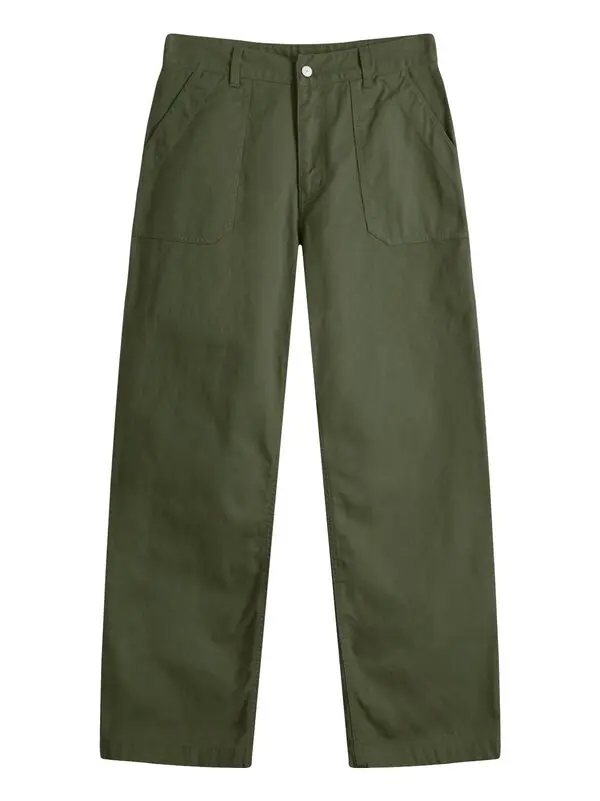 UNIFORM BRIDGE Wide Fit Fatigue Pants - Khaki
