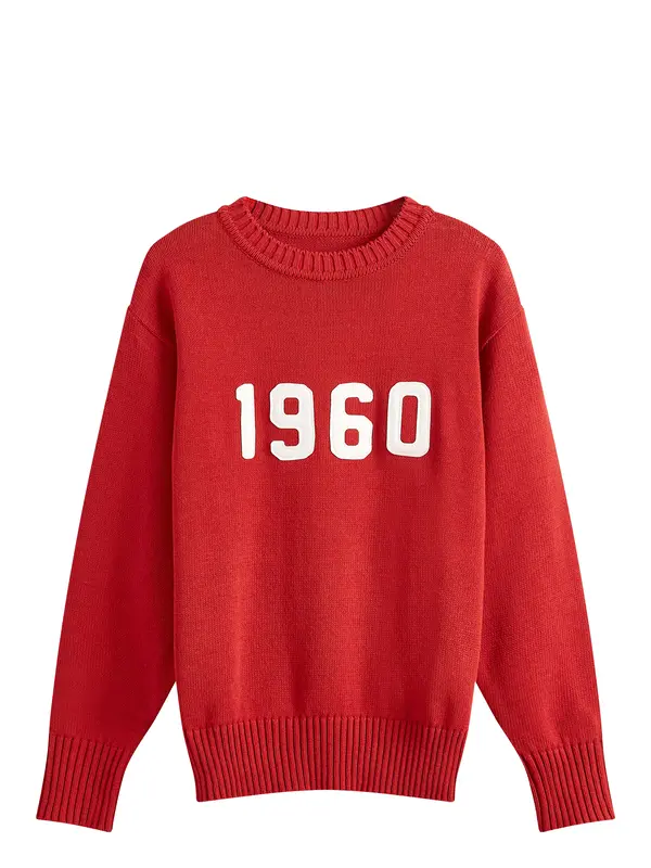 UNIFORM BRIDGE 1960 Knit Sweater - Burgundy