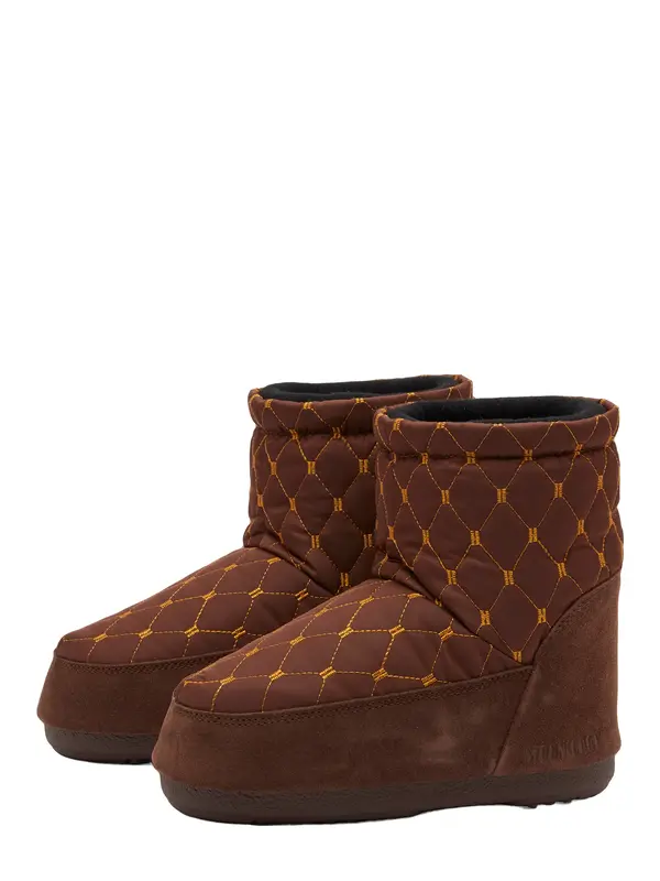 Moon Boot Icon Low Quilted Boots - Brown