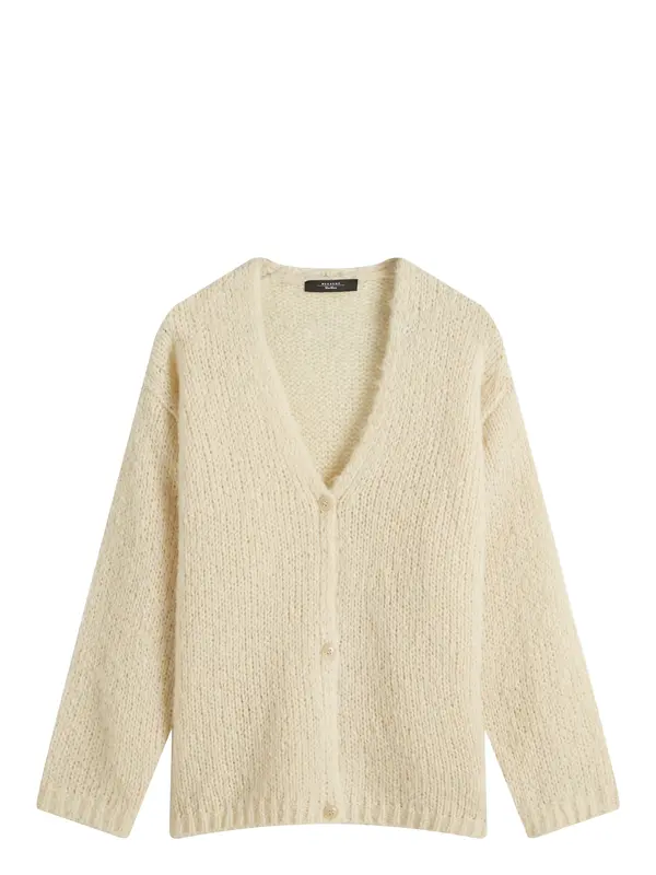 WEEKEND BY MAX MARA Wool-blend Cardigan - Ecru