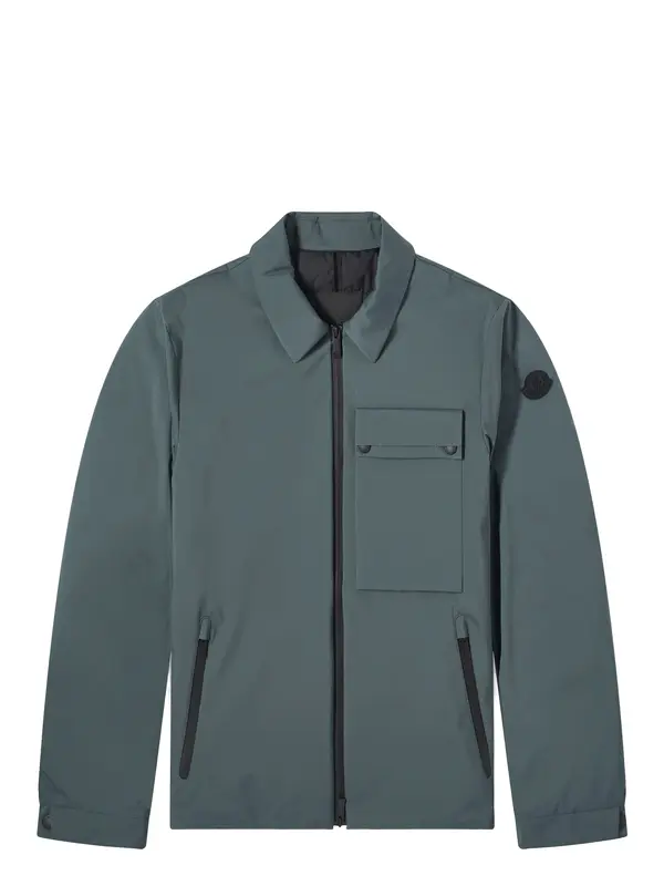 Moncler Tortisse Nylon Overshirt - Green