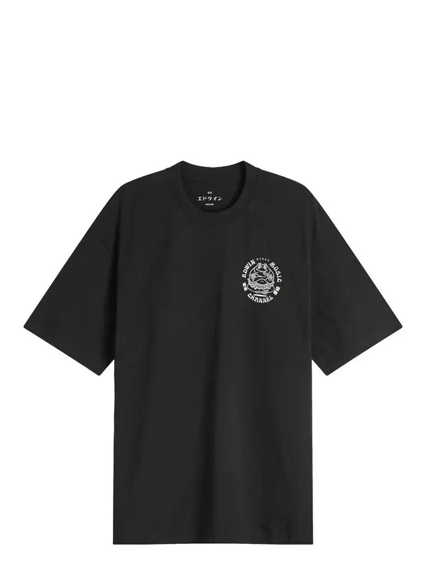 Edwin Music Channel T-shirt - Black