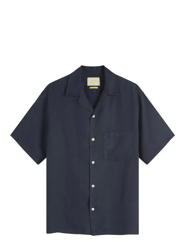 Portuguese Flannel Dogtown Vacation Shirt - Navy