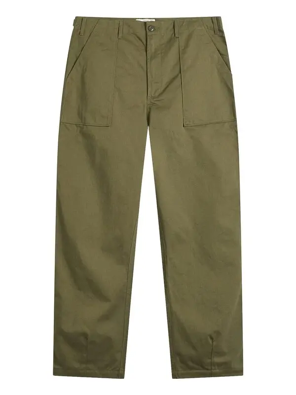 Universal Works Twill Fatigue Pants - Light Olive