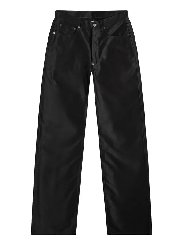 MAISON MARGIELA 5-pocket Straight Leg Pants - Black
