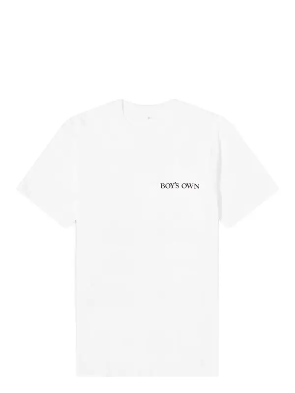 BOYS OWN Would You Buy A Scooter Print T-shirt - White
