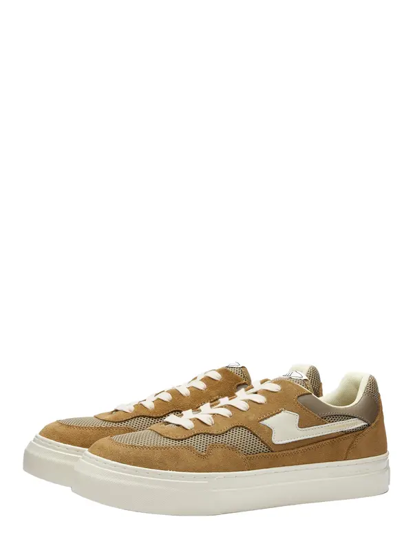 S.W.C STEPNEY WORKERS CLUB Pearl S-strike Suede Sneakers - Desert