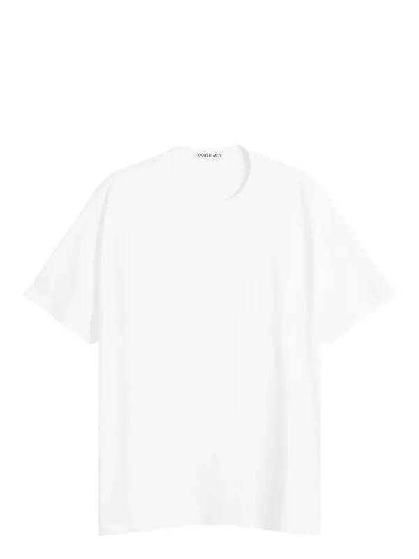 Our Legacy New Box T-shirt - White Clean Jersey