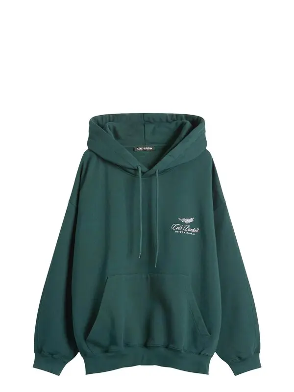 COLE BUXTON International Hoodie - Forest Green