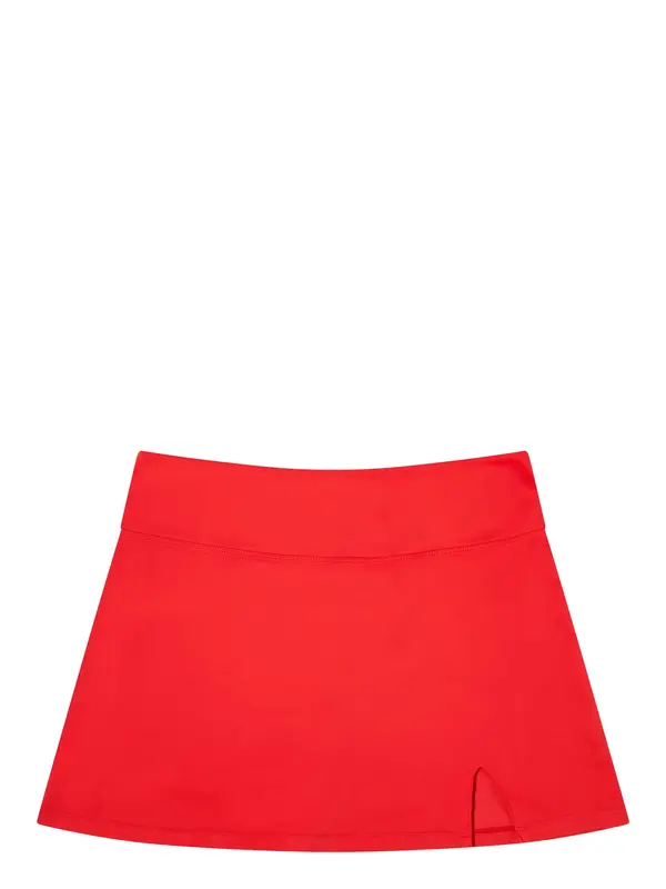 ADANOLA A-line Mini Skirt - Red