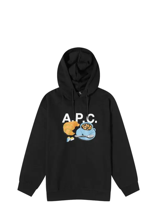 A.p.c. Coffee Club' Pierre Hoodie - Black