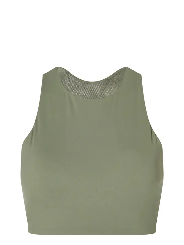 ADANOLA Ultimate Branded Mesh Back Bra - Khaki