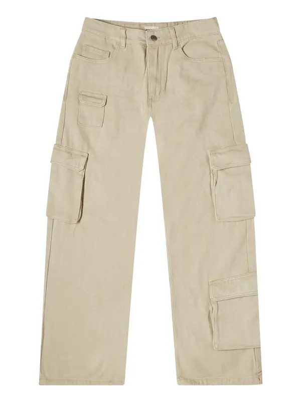 ADANOLA Pocket Detail Cargo Pant - Stone