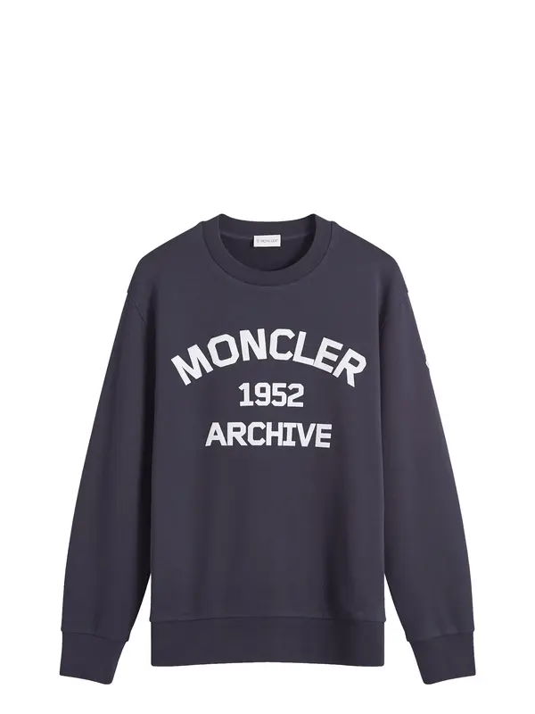 Moncler Pixel Logo Sweatshirt - Navy