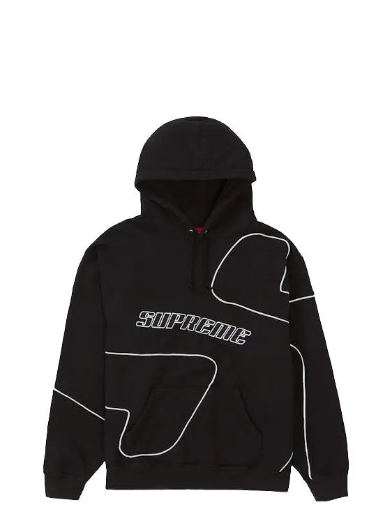 Supreme Big S Hooded Sweatshirt - Black