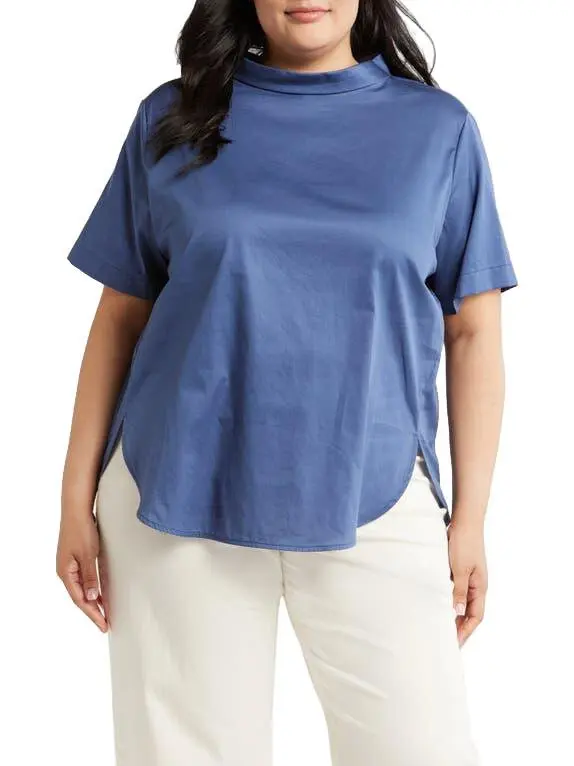 HARSHMAN Ulyana Tie Back Top - Indigo Blue