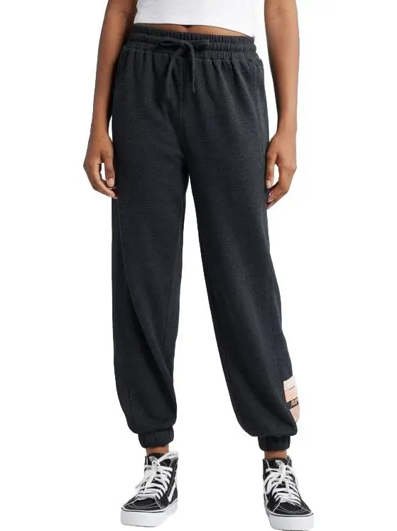 Rip Curl High Tide Fleece Sweatpants - Black Marle