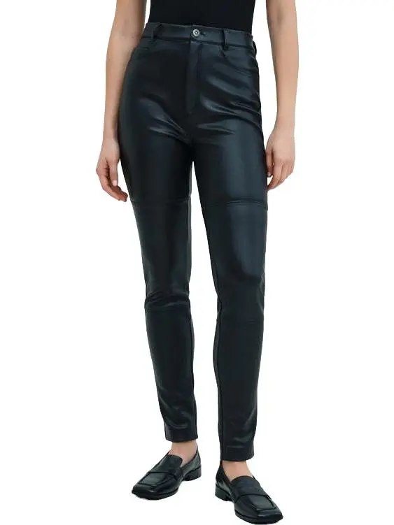 MARCELLA Mei Faux Leather Pants - Black