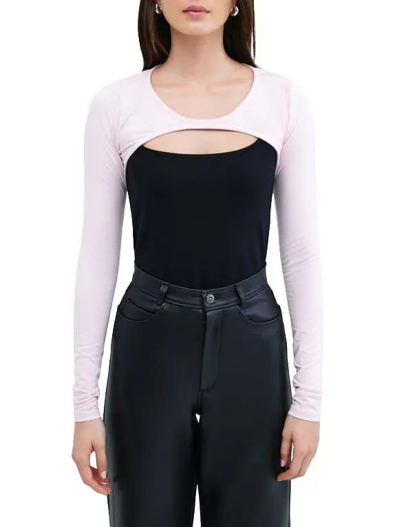 MARCELLA Natalee Stretch Knit Bolero - Mauve