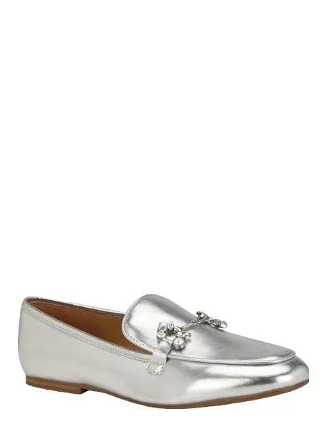 Nine West Bennit Bit Loafer - Silver