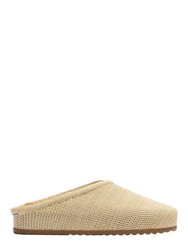 Rothy's The Casual Clog - Pelican Raffia-knit