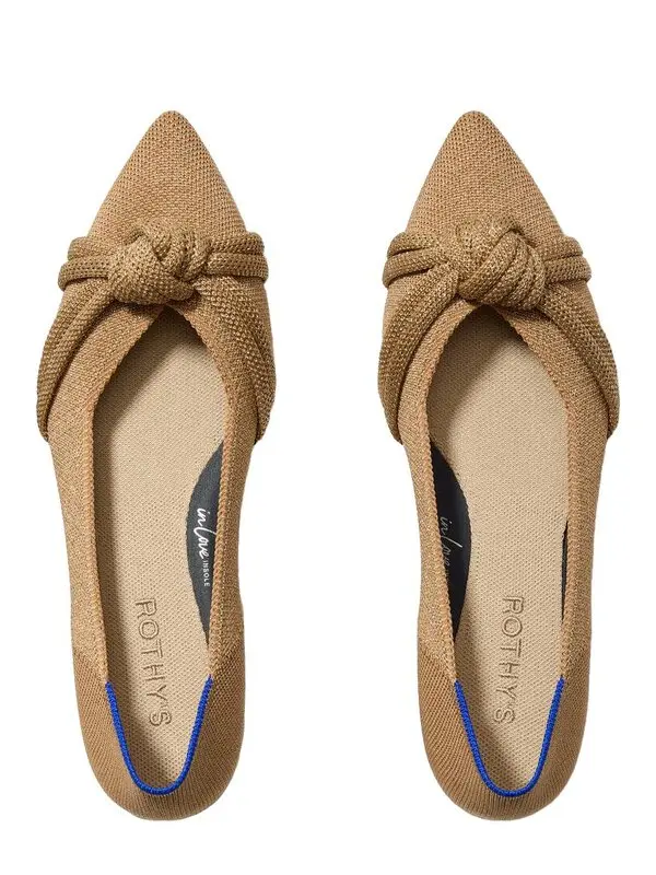 Rothy's The Knot Point Ii Flats - Goldstone