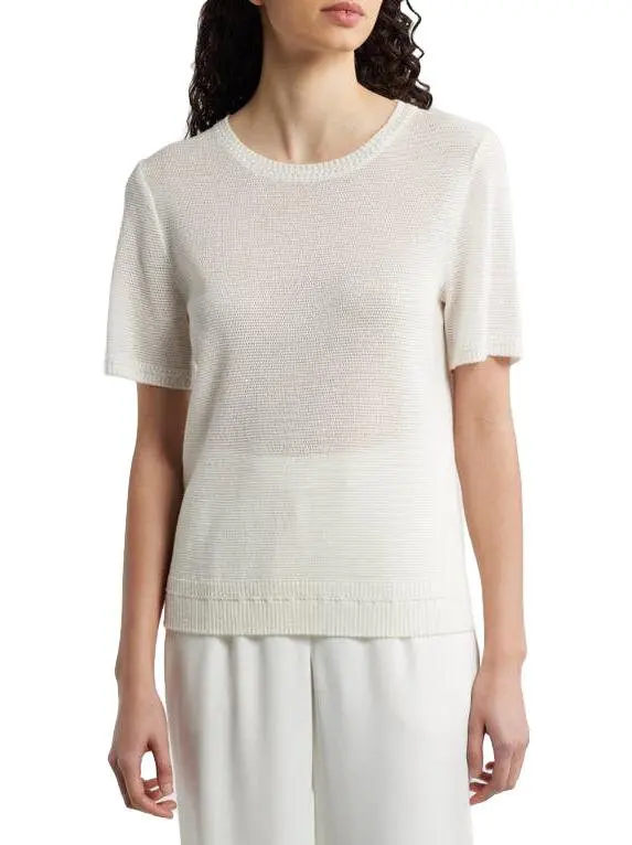 Kobi Halperin Noa Metallic Sweater - White