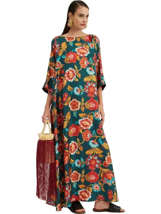 La DoubleJ Muumuu Maxi Dress - Hottie Emerald