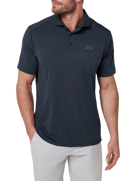 Travis Mathew Heater Pro Performance Golf Polo - Total Eclipse