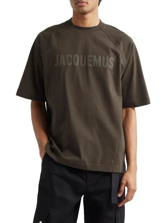 Jacquemus Le Typo Cotton Logo Graphic T-shirt - Multi-brown