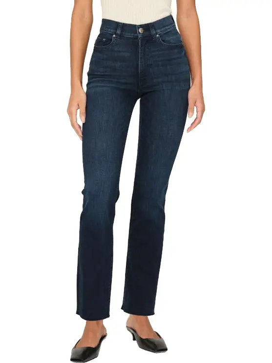 DL1961 Halle Straight Instasculpt™ High-rise Jeans - Mediterranean