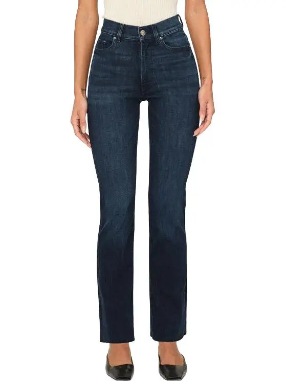 DL1961 Halle Straight Instasculpt™ High-rise Jeans - Mediterranean
