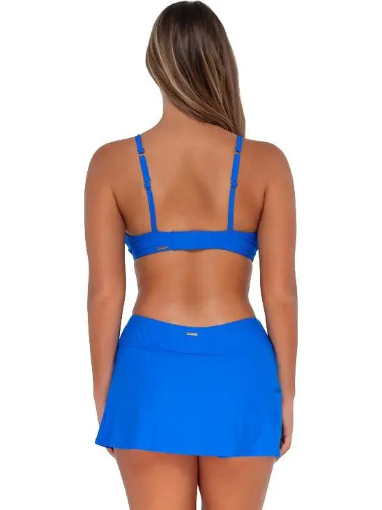 SUNSETS Sporty Swim Skirt Bottom - Electric Blue