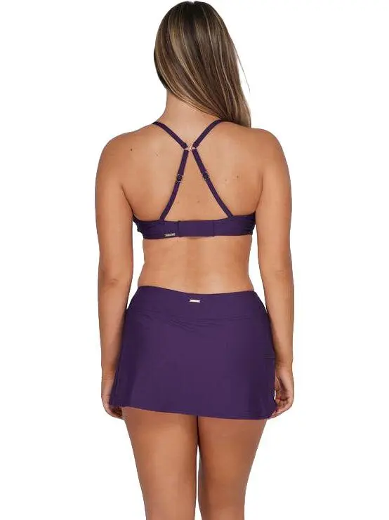 SUNSETS Sporty Swim Skirt Bottom - Paradise Plum