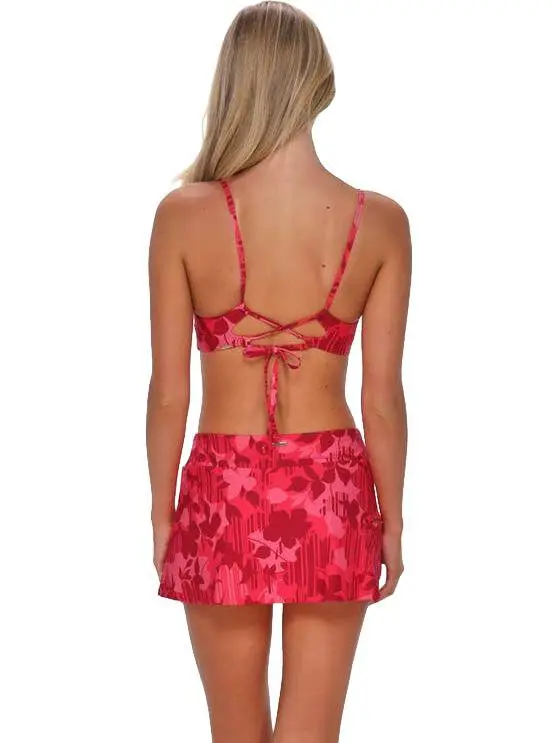 SUNSETS Sporty Swim Skirt Bottom - Rambling Rose
