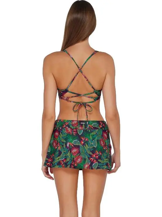 SUNSETS Sporty Swim Skirt Bottom - Welcome To Rio