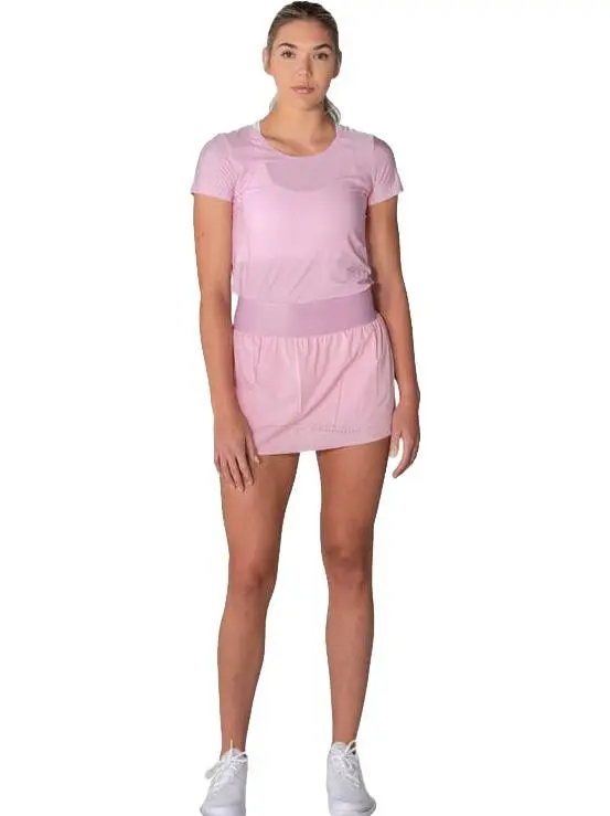 AVI Cross-court Pickleball Skirt - Pink Orchid