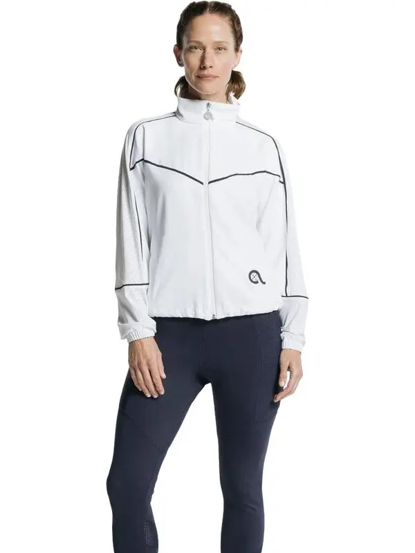 AVI Pace Pickleball Jacket - White Lotus